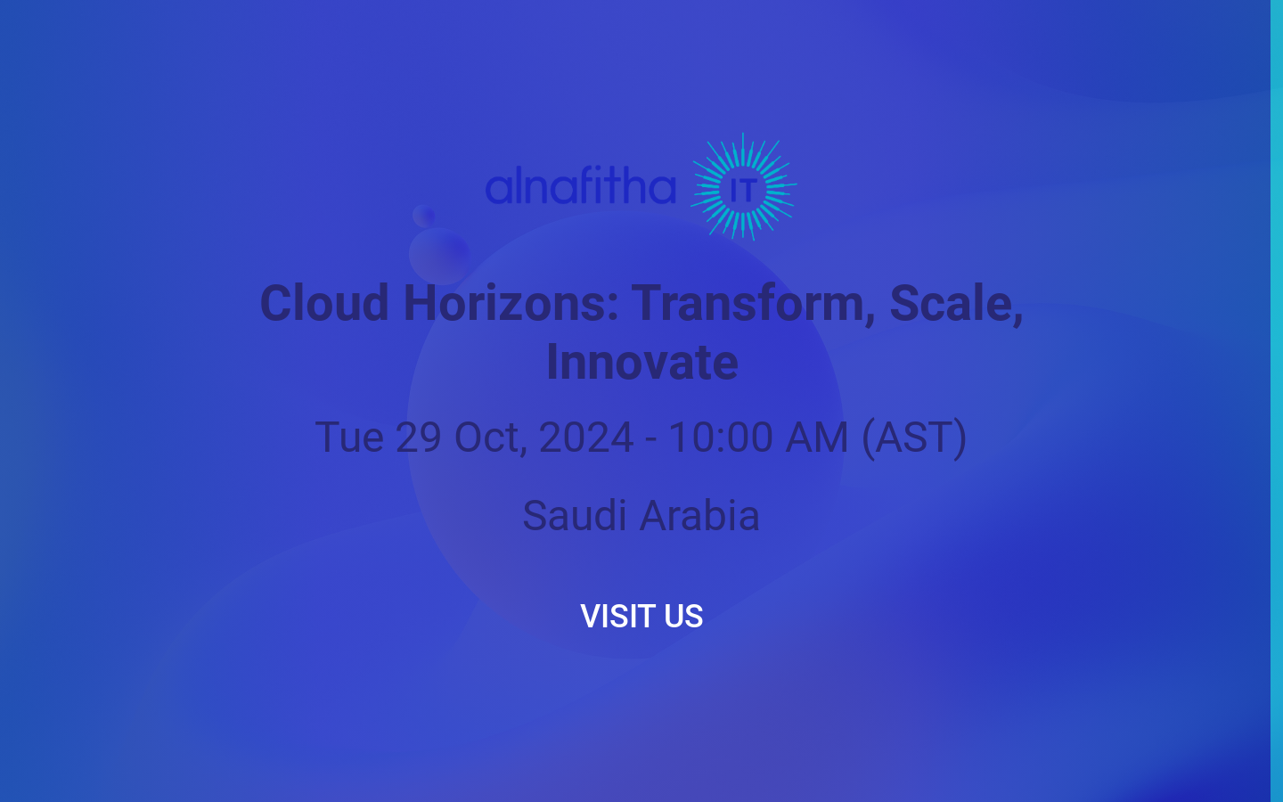 Cloud Horizons: Transform, Scale, Innovate